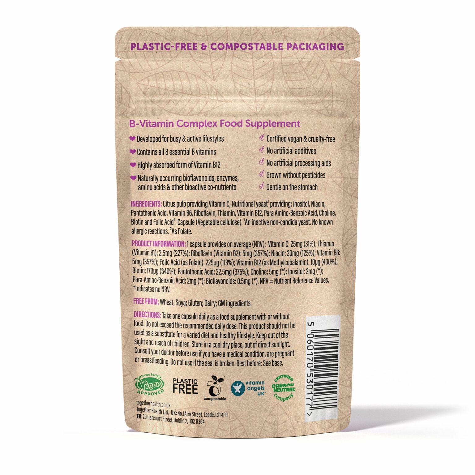 Together Health Organic Vitamin B Complex - 3 Pack shopping offer ...