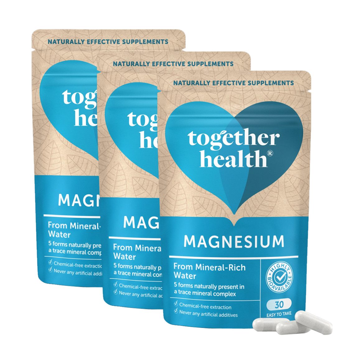 Together Health Magnesium Supplement (3 Pack Offer) - Good Life Letter