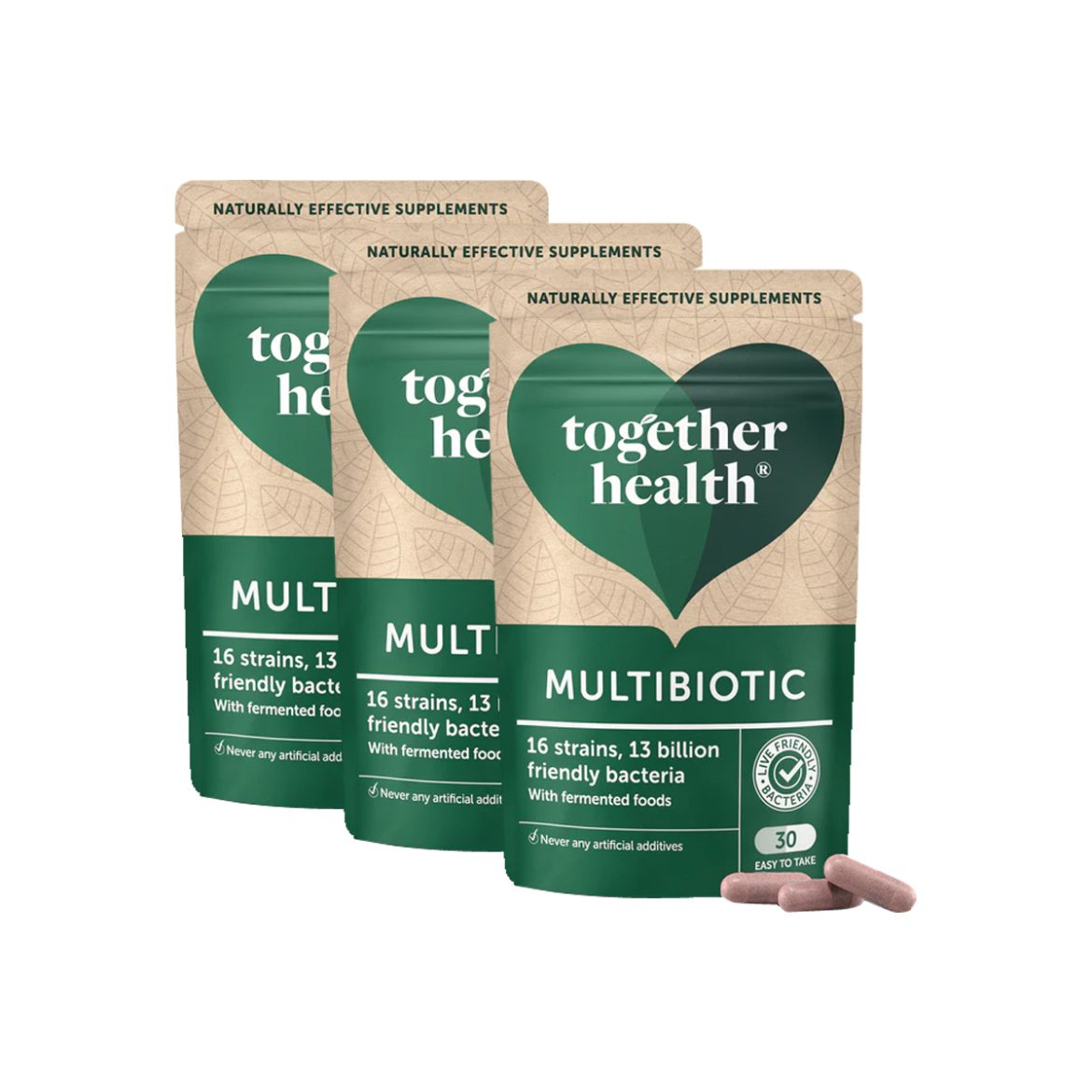 Together Health - Fermented Food Multibiotic Microbiome Support - 3 ...